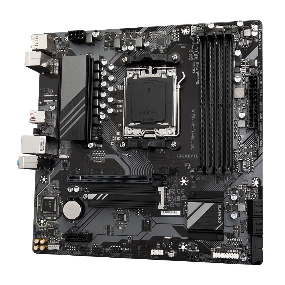 Материнская плата Gigabyte A620M GAMING X, Socket AM5, AMD A620, 4xDDR5 ...